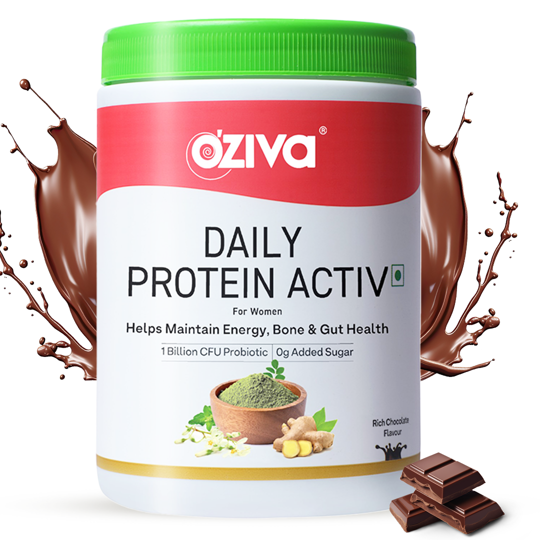 OZiva Daily Protein with Multivitamins for Energy & Bone Health ...