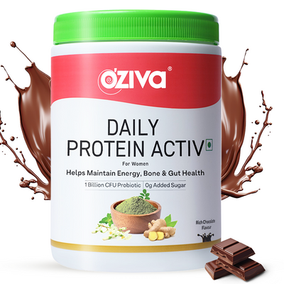 OZiva Daily Protein with Multivitamins for Energy & Bone Health ...