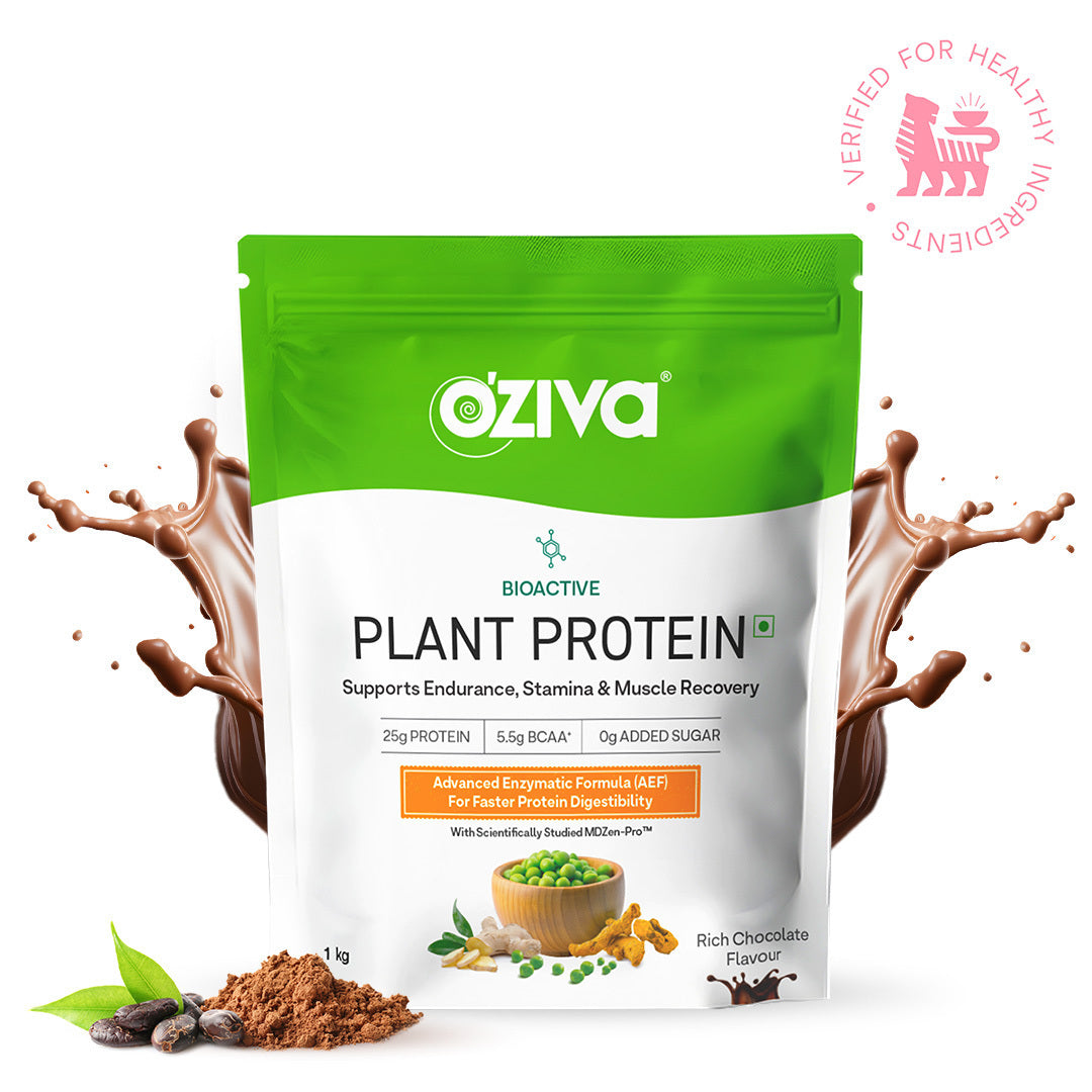 OZiva Bioactive Vegan Protein for Faster Muscle Recovery & Endurance ...