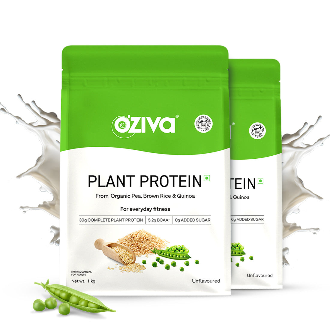 OZiva Plant Protein for Everyday Fitness & Daily Protein Requirements ...