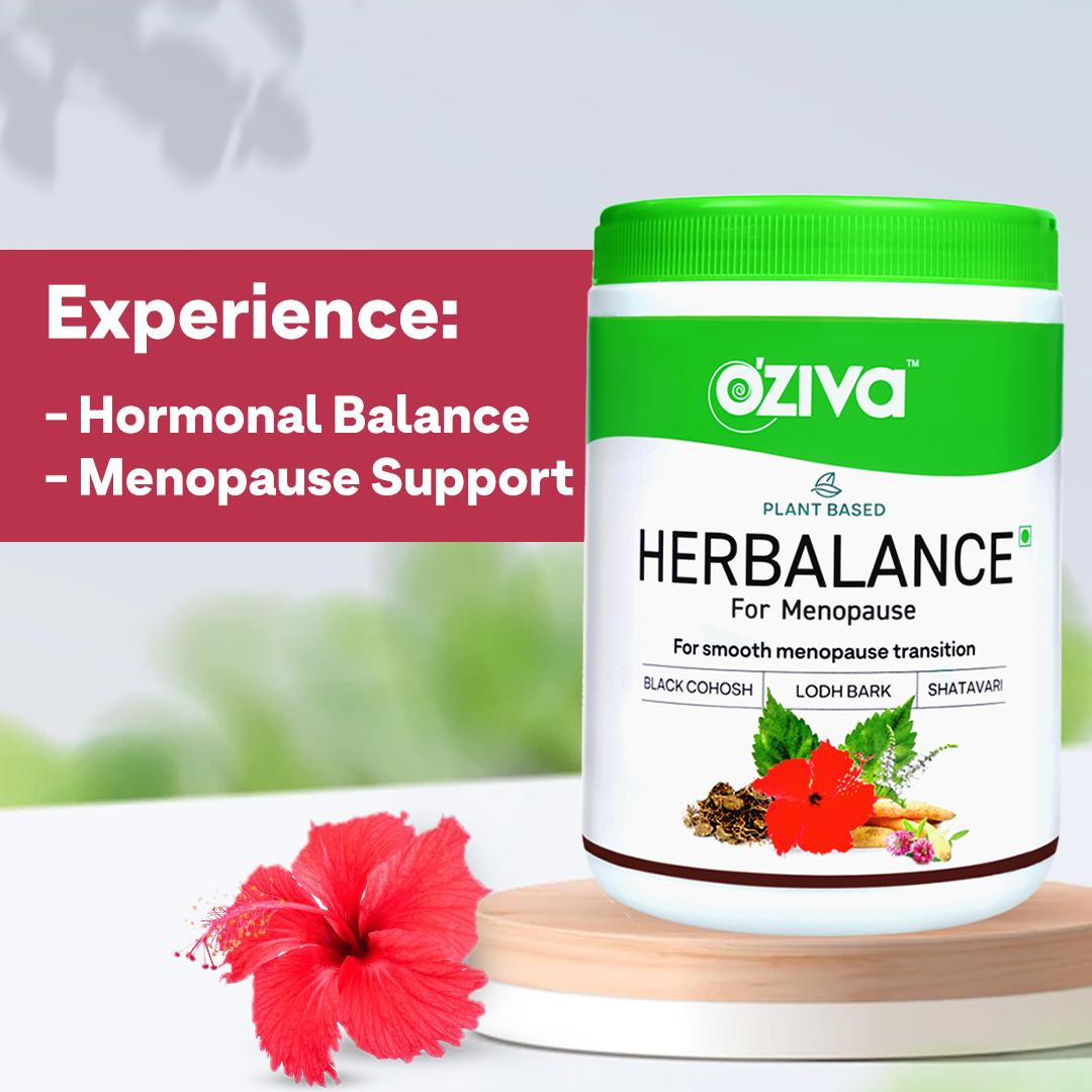 OZiva Plant Based HerBalance for Menopause Support, 250g